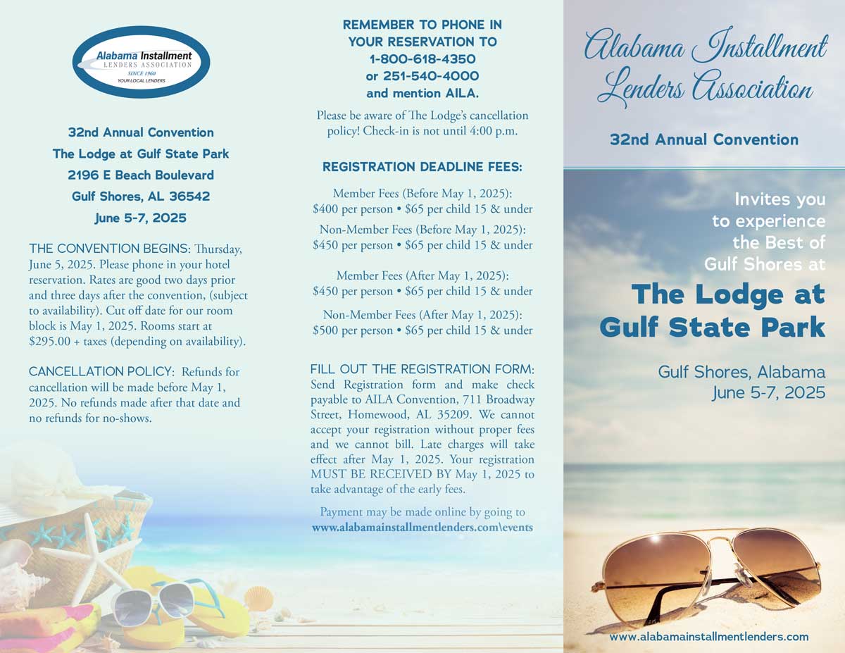 32nd Annual Convention - Gulf Shores, AL - June 5-7th, 2025 - Alabama ...